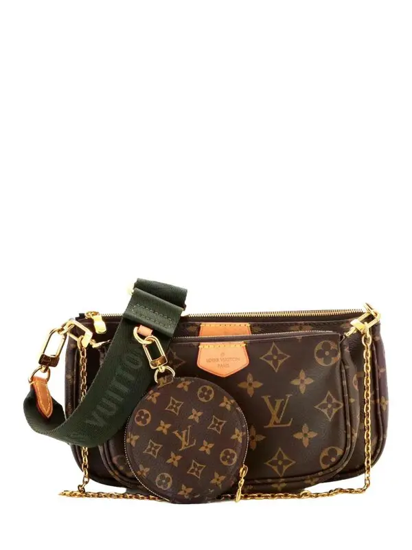 LOUIS VUITTON Multi Pochette Accessoires Monogram Canvas Crossbody Bag - Brown