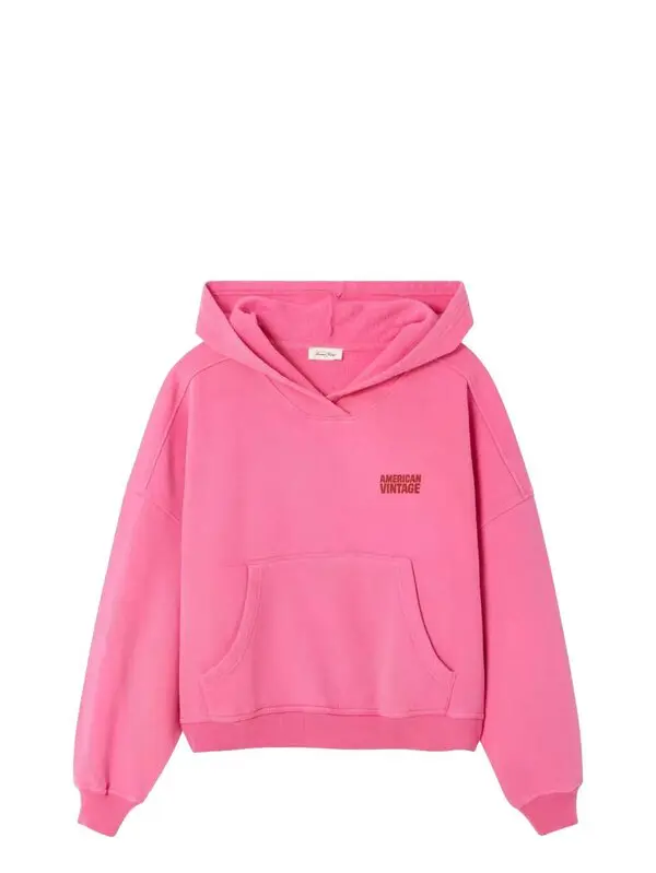 American Vintage Long-sleeve Hoodie - Pink