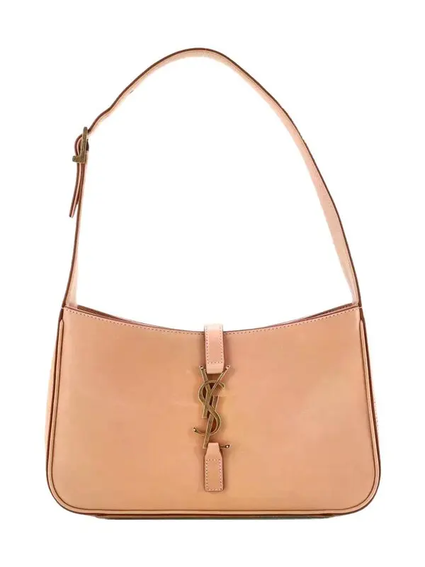 Saint Laurent Le 5 A 7 Small Hobo Bag - Neutrals