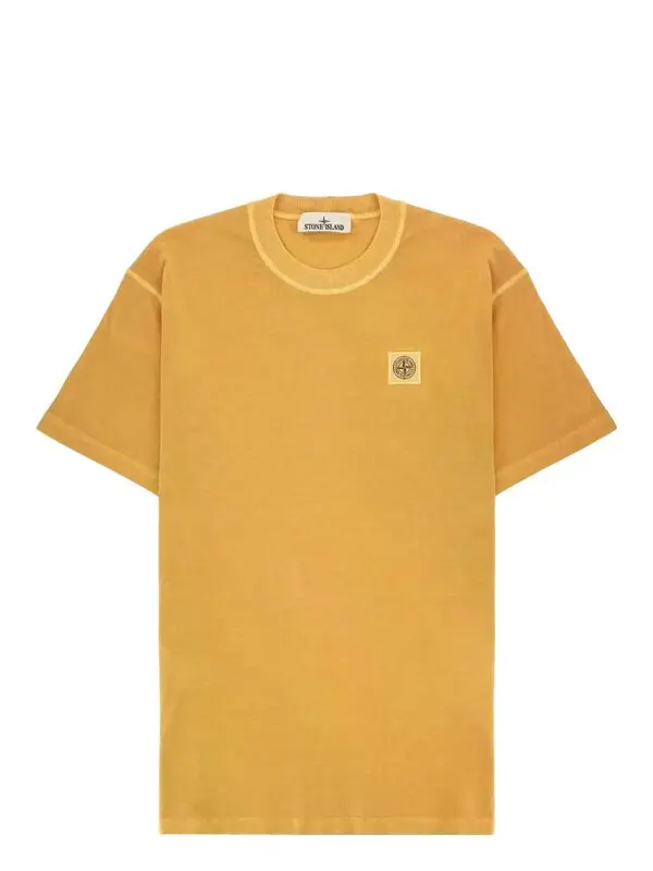 Stone Island Patch-detail T-shirt - Yellow