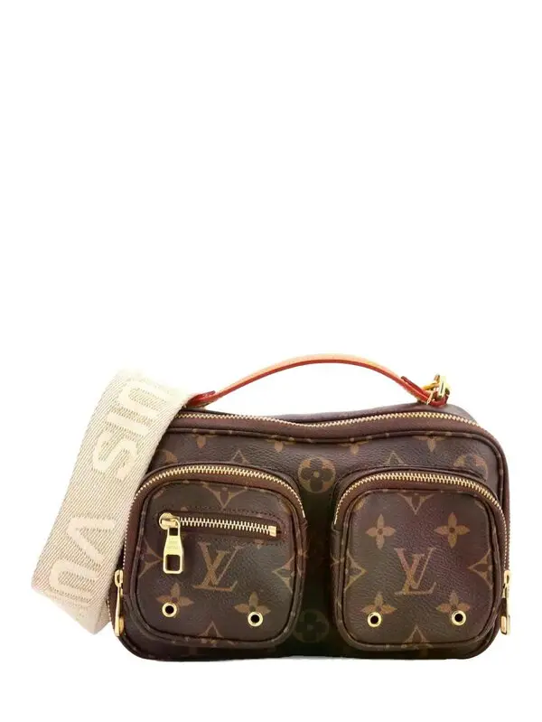 LOUIS VUITTON Utility Monogram Canvas Crossbody Bag - Brown