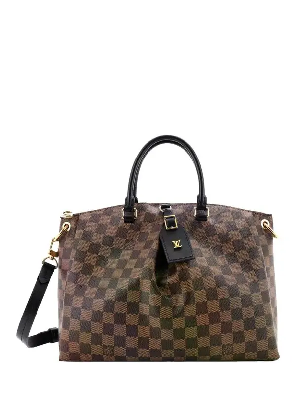 LOUIS VUITTON Odeon Tote Damier Mm Shoulder Bag - Brown