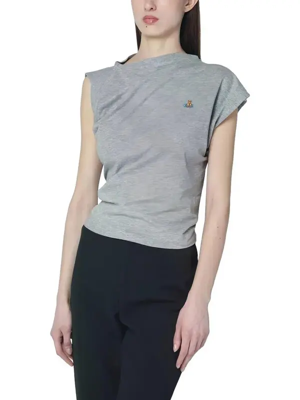 VIVIENNE WESTWOOD Hebo Draped Top - Grey