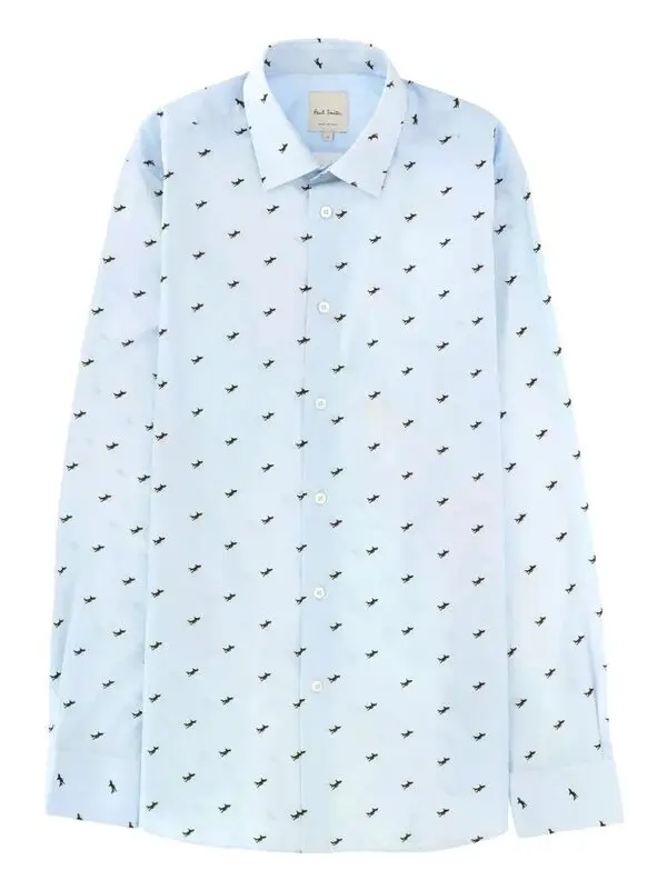 Paul Smith Patterned Shirt - Blue