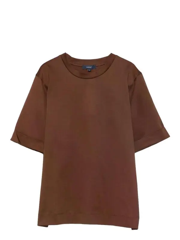 Soeur Cuffed T-shirt - Brown