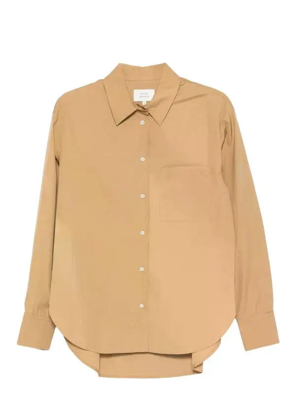 Loulou De Saison Lee Chest-pocket Shirt - Brown