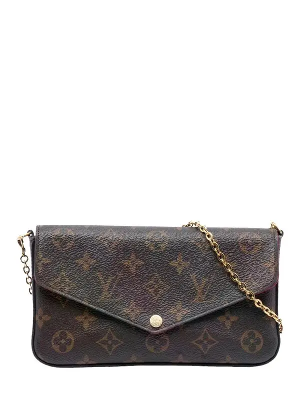 LOUIS VUITTON Monogram Pochette Felicie - Brown