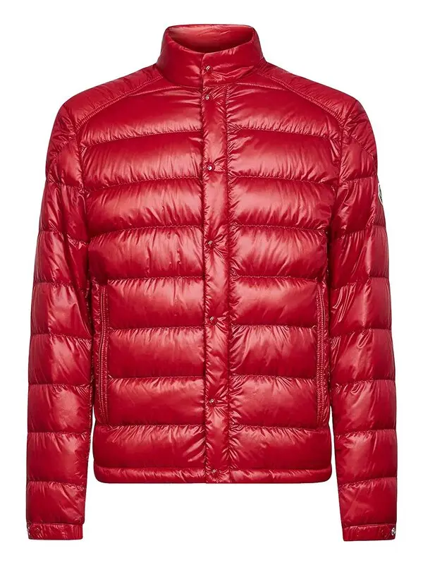 Moncler Quilted Down Jacket - Red