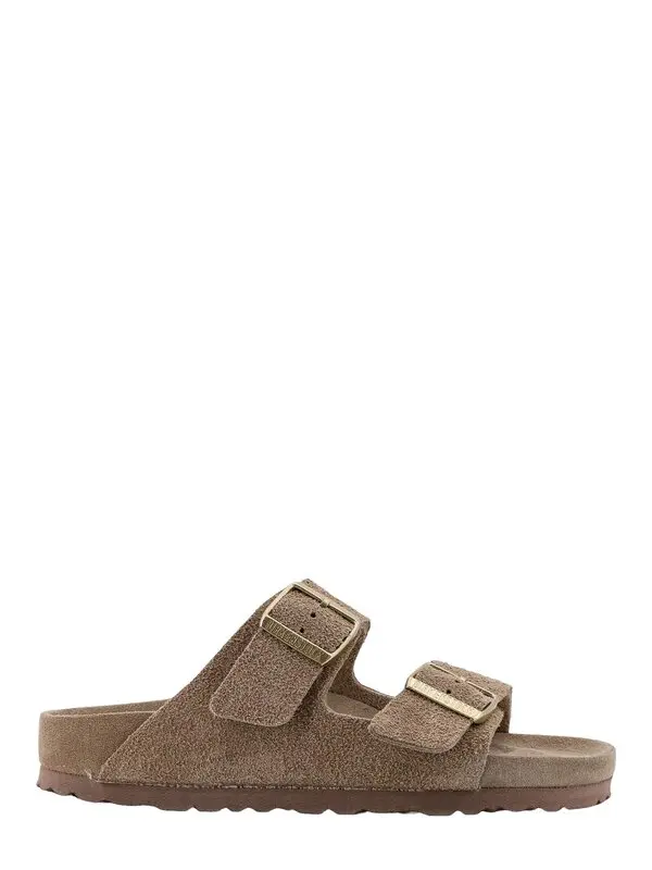 BIRKENSTOCK Arizona Suede Sandals - Grey