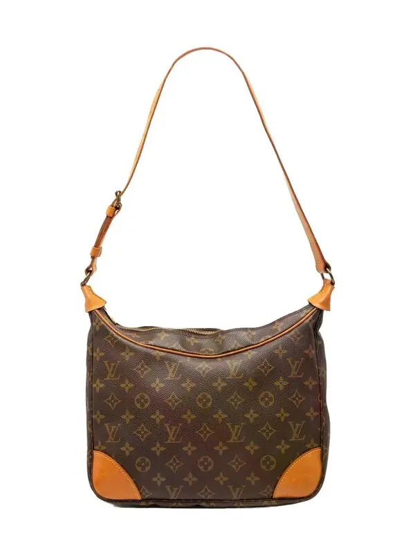 LOUIS VUITTON 1991 Monogram Boulogne 30 Shoulder Bag - Brown