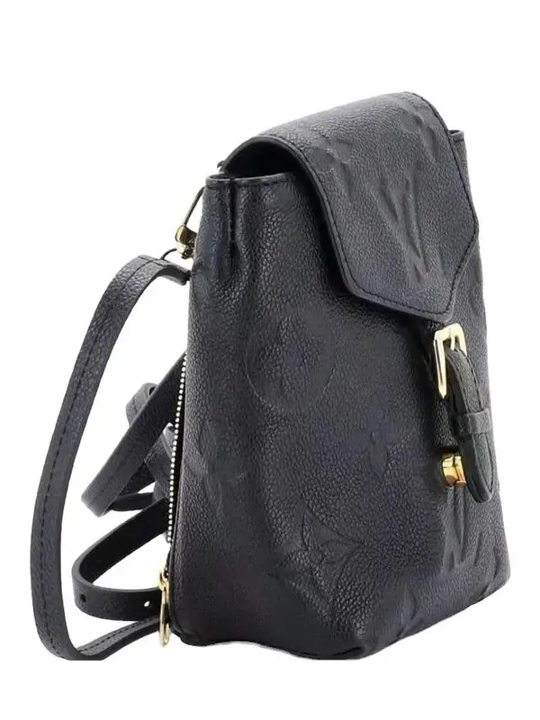 LOUIS VUITTON Tiny Monogram Empreinte Giant Backpack - Black