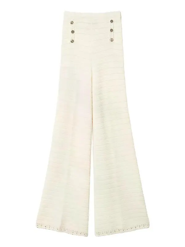 TWINSET Crochet Trousers - Neutrals