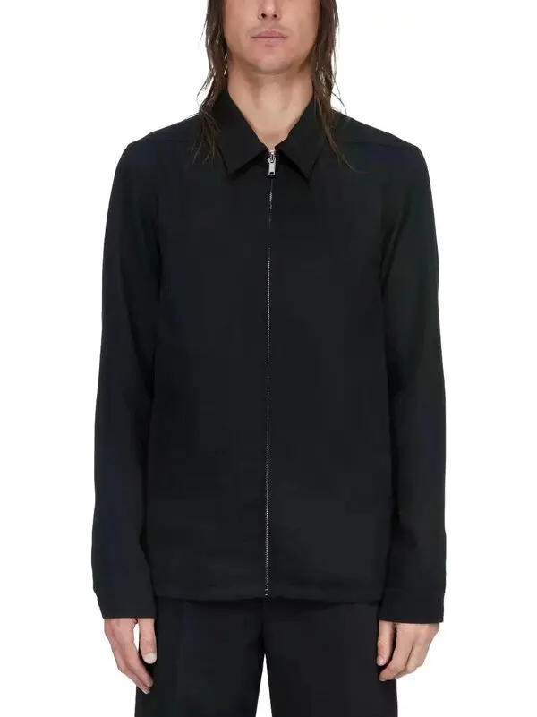 Rick Owens Long-sleeve Bomber Jacket - Black