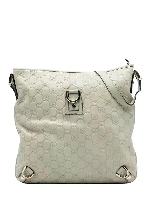 Gucci Ssima Abbey D-ring Crossbody Bag - White