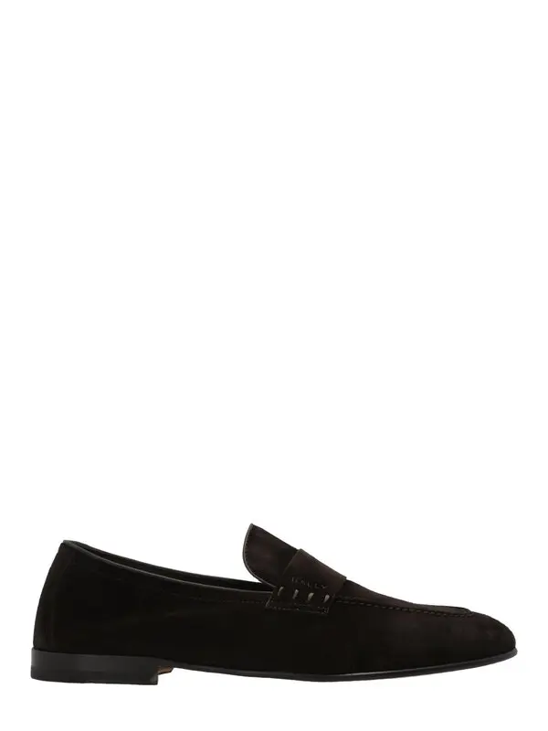 Bally Elios Suede Loafers - Brown