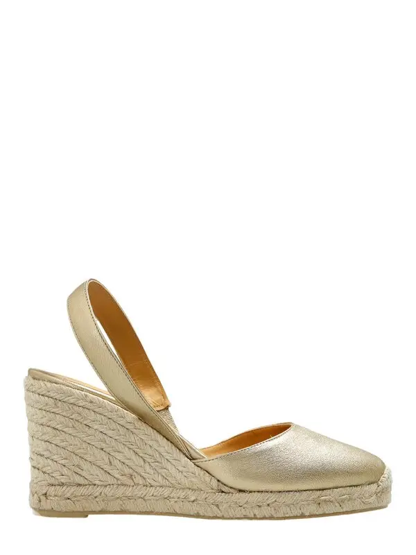 CastaÑer Carissa Wedge Espadrilles - Gold