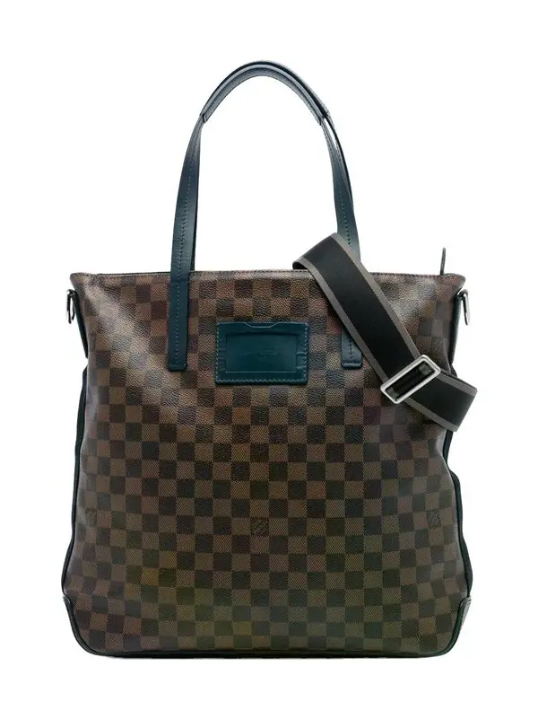 LOUIS VUITTON 2014 Damier Ebene Herald Satchel - Brown