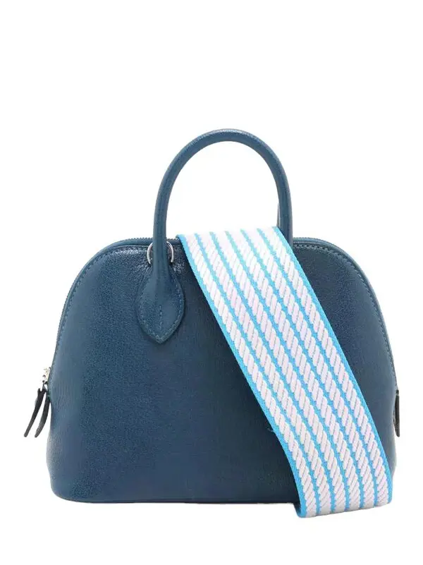 Hermès 2025 Mini Chevre Mysore Bolide 1923 Satchel - Blue