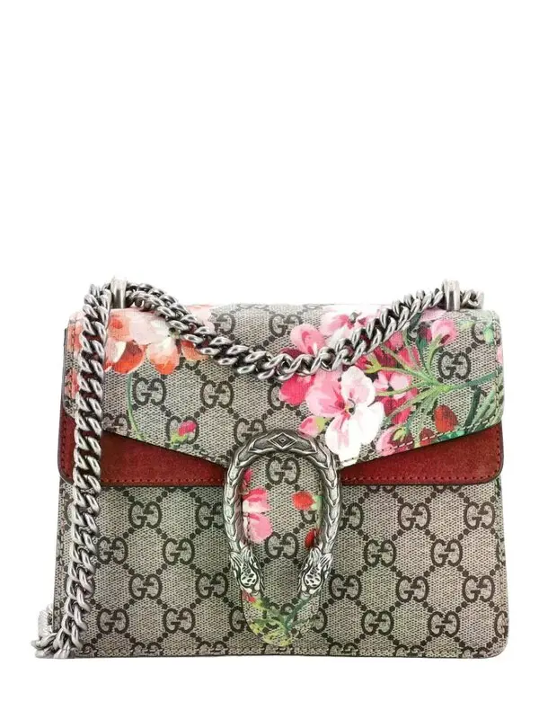 Gucci Dionysus Blooms Print Mini Shoulder Bag - Brown
