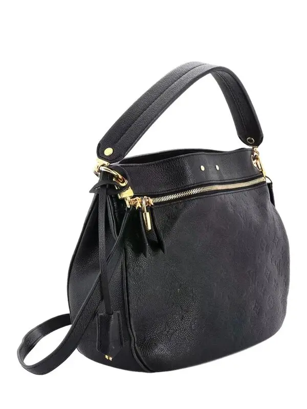 LOUIS VUITTON Spontini Nm Monogram Empreinte Hobo Bag - Black