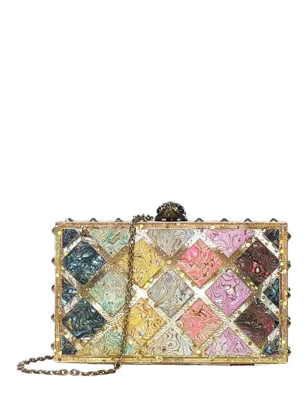 Kurt Geiger Diamond Clutch - Gold