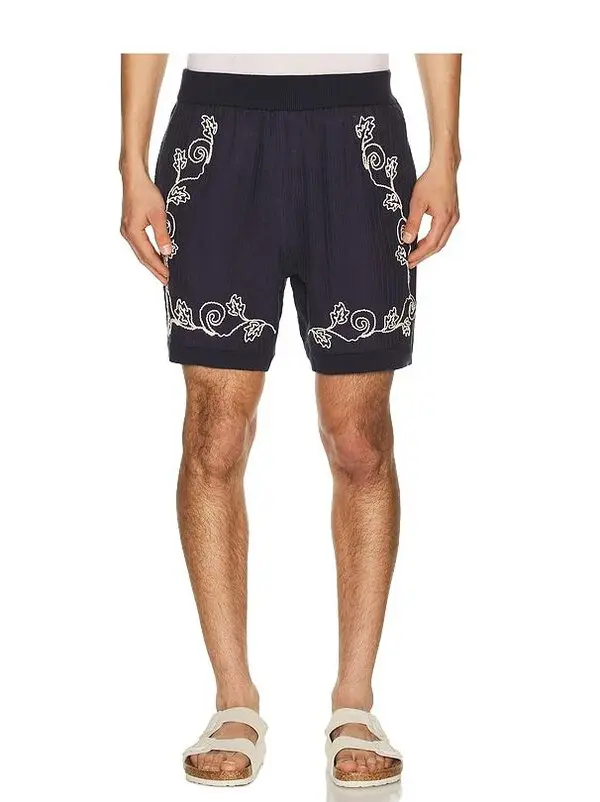 Agua Bendita Maury Shorts - Navy & White
