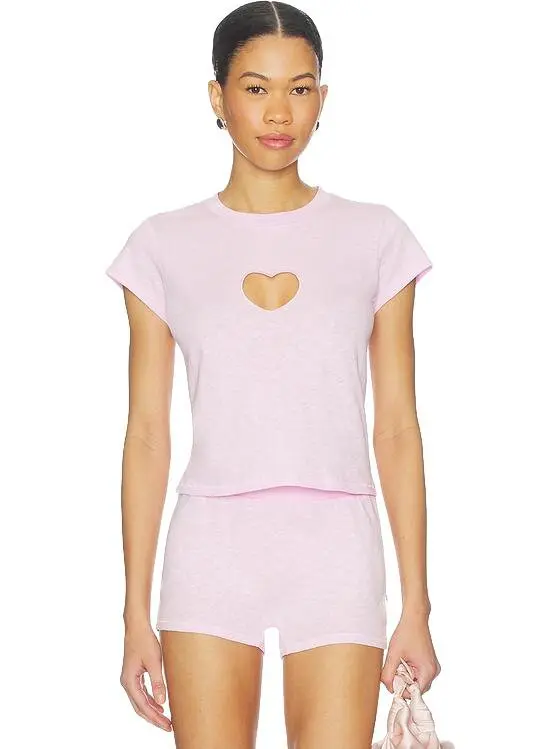 SKIMS Worn In Jersey Baby T-shirt - Baby Pink
