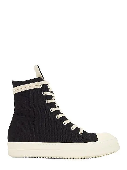 Rick Owens High-top Sneaks - Black & Milk