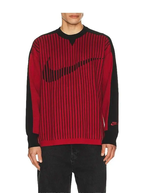 Nike Jersey Sweater - Team Crimson & Black