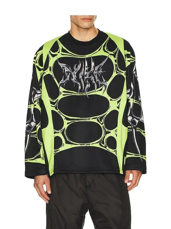 Nike Long-sleeved Jersey - Black & Volt Ice