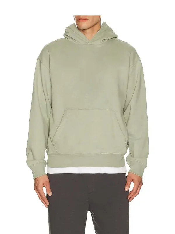 Beyond Yoga Classic Fleece Hoodie - Grey Sage