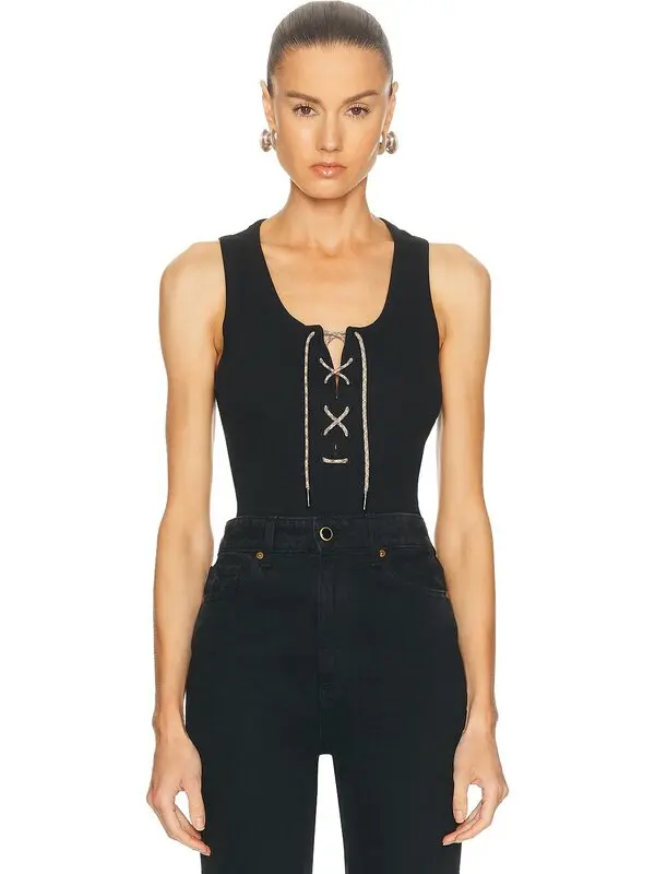 Burberry Cleo Tank Top - Black