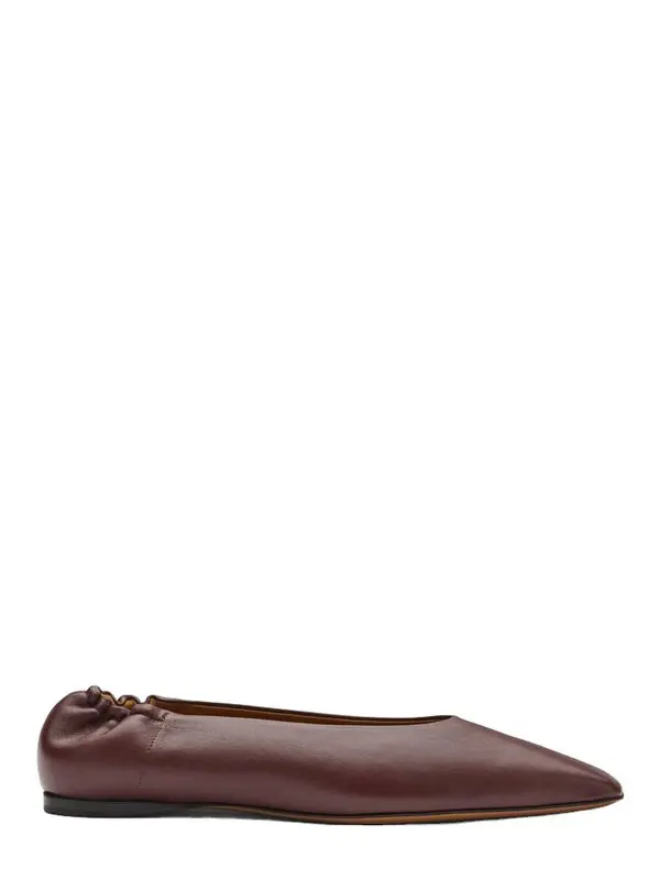 ATP ATELIER Moena Nappa Ballet Flats - Grumello