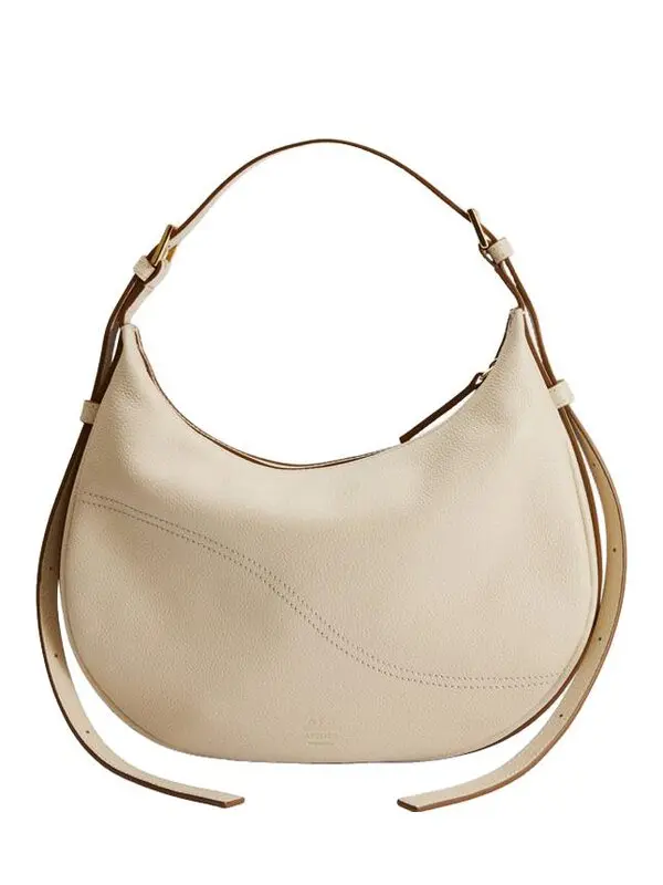 ATP ATELIER Liveri Grained Leather Hobo Bag - Mandorla