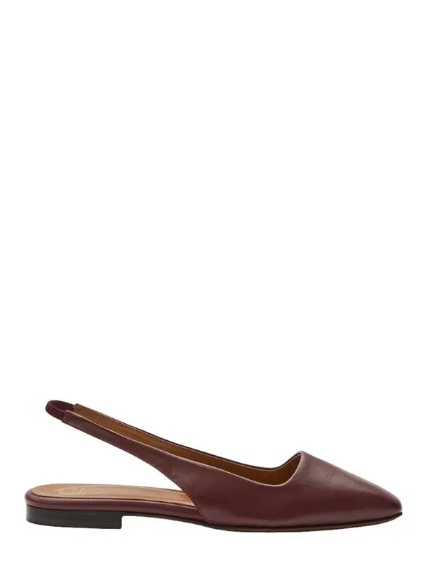 ATP ATELIER Plesio Nappa Flat Slingbacks - Grumello