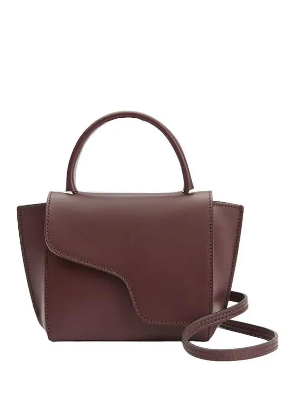 ATP ATELIER Montalcino Leather Mini Handbag - Grumello