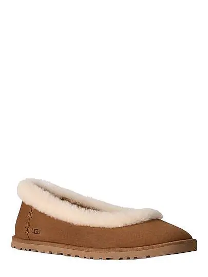 Pink Ugg® Zora Ballet Flats - Brown