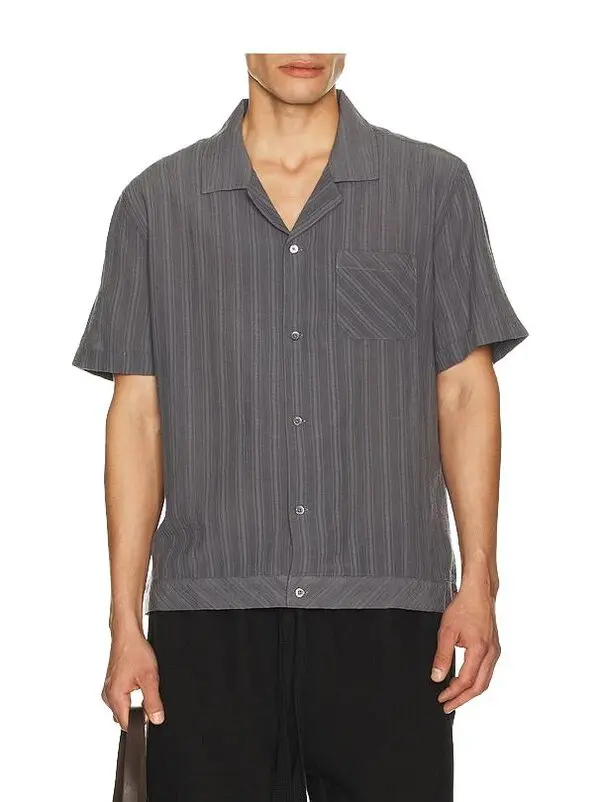 Rails Lemmy Camp Collar Shirt In . Also - Blue