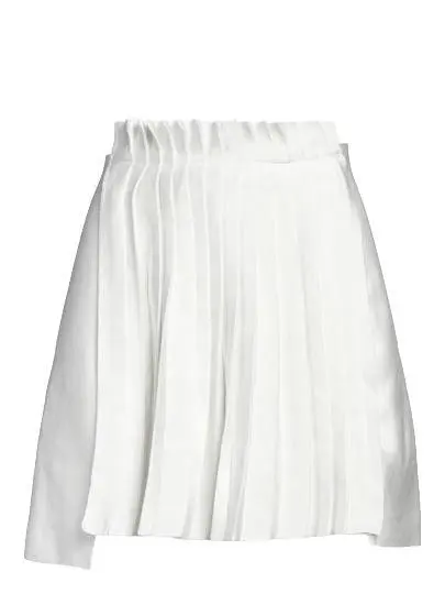 Liviana Conti Mini Pleated Skirt - White
