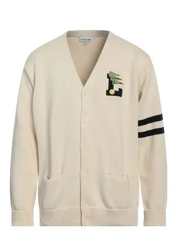 Lacoste Cotton-wool Cardigan - Beige