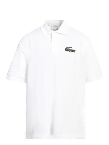 Lacoste Polo Shirt Size Cotton - White