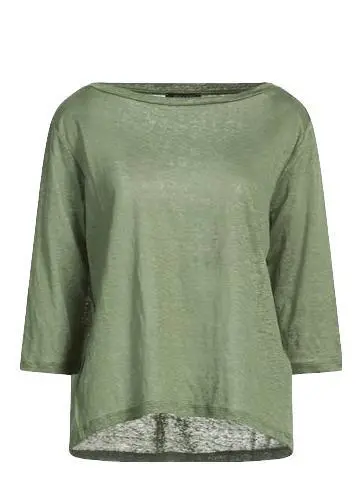ARAGONA Military Linen T-shirt - Green