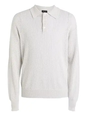 ROBERTO COLLINA Light Cotton-blend Knit Sweater - Grey