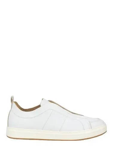 Hogan Pebbled Leather Sneakers - White