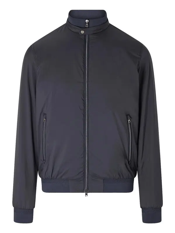 Herno Padded Shell Bomber Jacket - Blue
