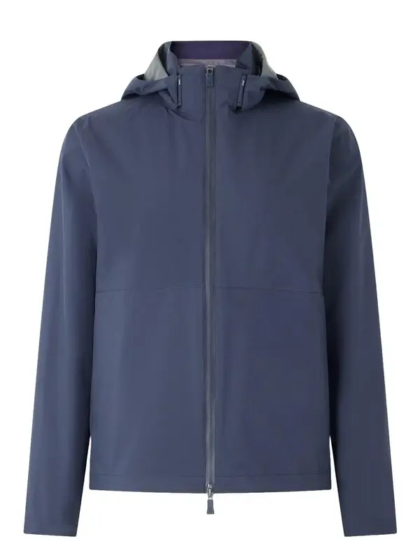 Herno Shell Hooded Jacket - Blue