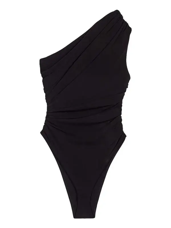 Maje Asymmetric One-shoulder Body - Black