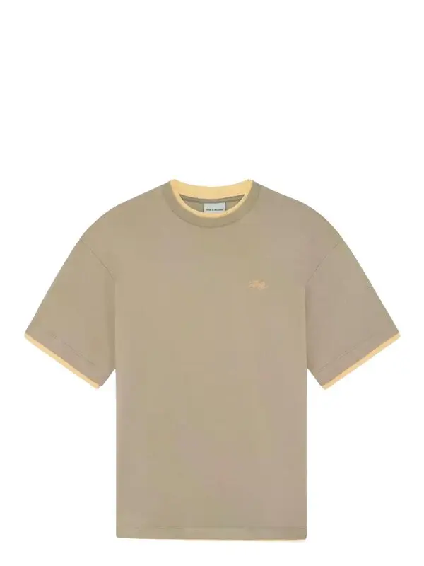 Drole De Monsieur Double-layer T-shirt - Neutrals