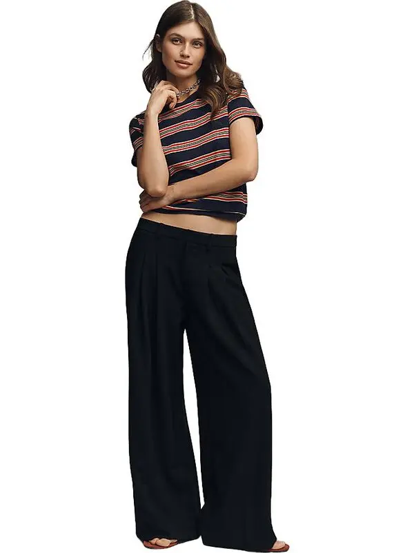 Maeve The Avery Low-rise Trousers - Black