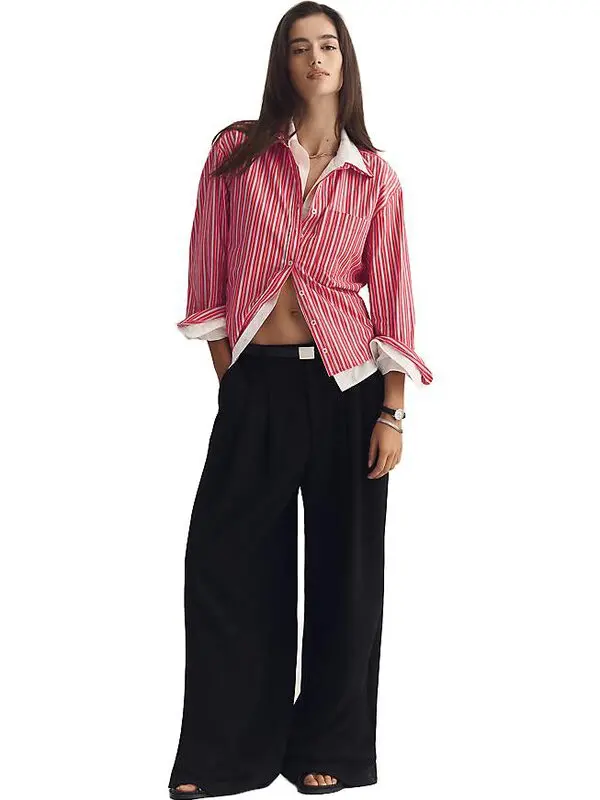 Maeve The Avery Low-rise Trousers - Black